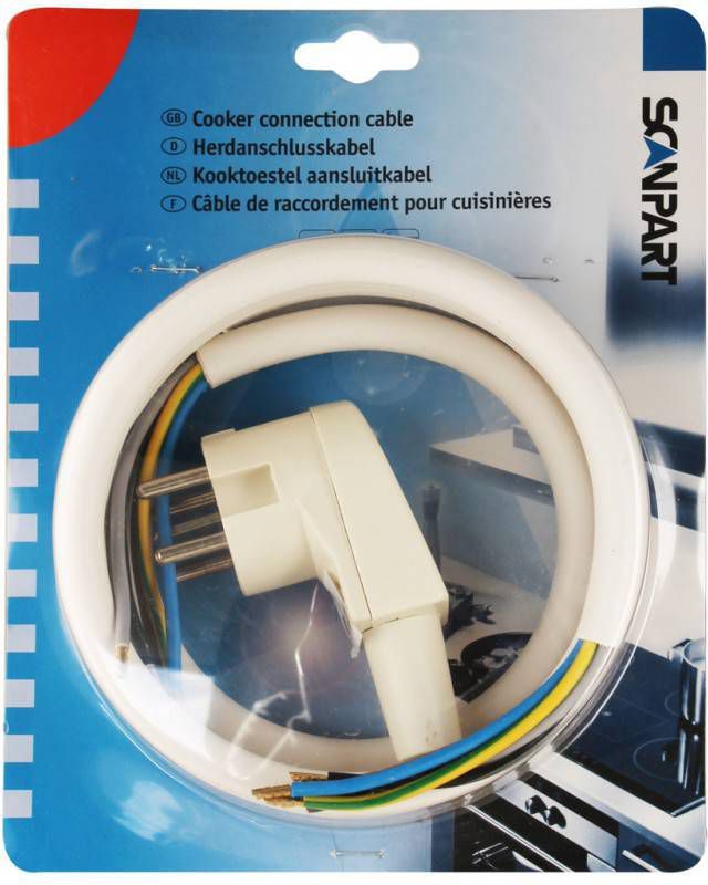 Scanpart oven aansluitkabel 5x2.50mm 2, 5m + perilex Inbouw accessoire ...