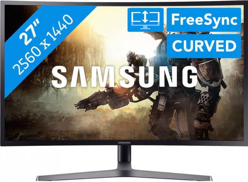 Curved QLED Gaming Monitor 27 inch LC27HG70QQU - Ovenwebshop.nl