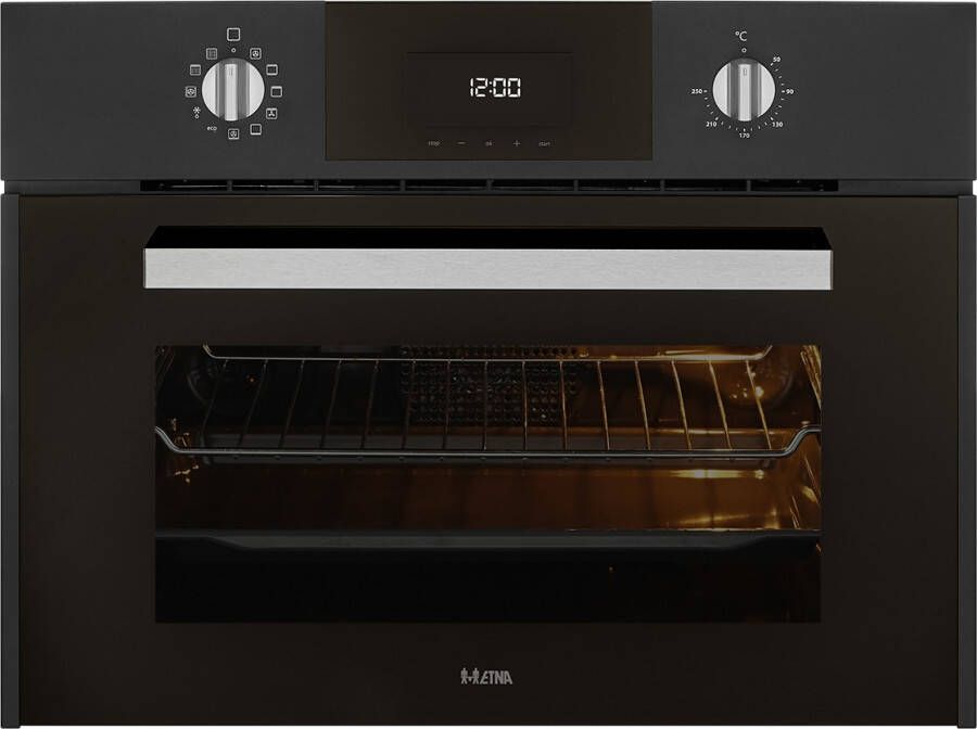 Etna CM941ZT Inbouw combi magnetron Zwart - Ovenwebshop.nl